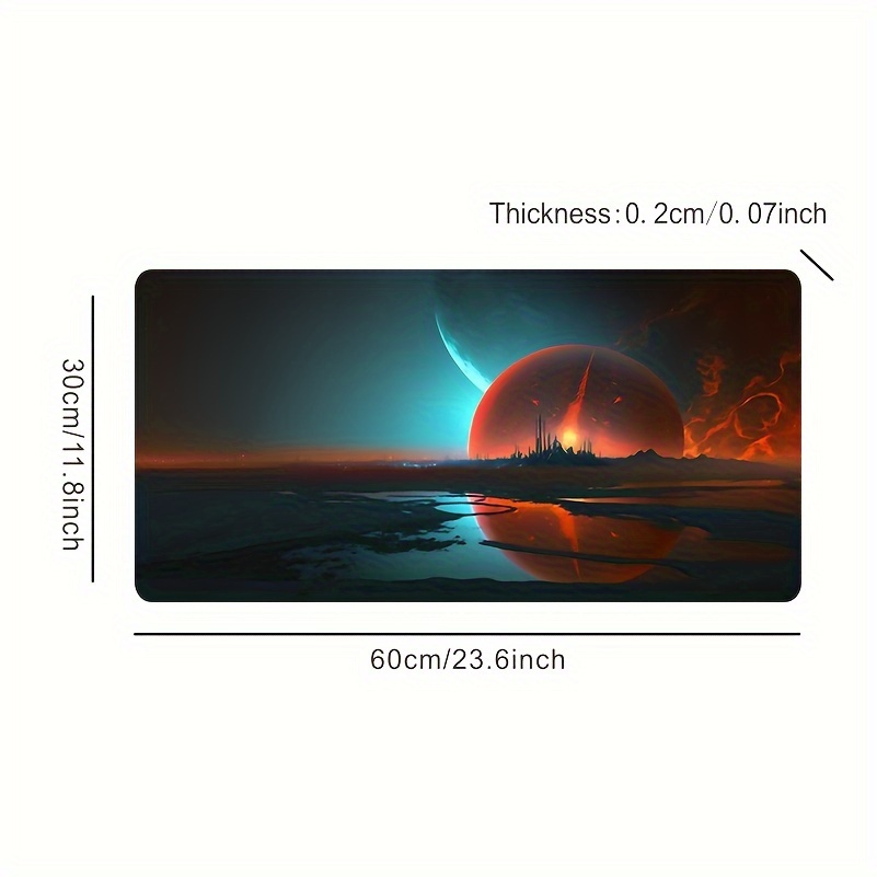 Abstract Landscape Series Mouse Pad Interstellar Planet - Temu Canada
