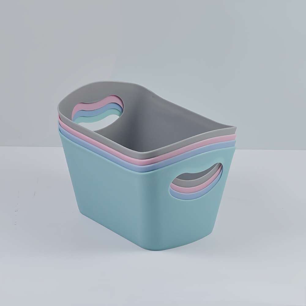 Desktop Wall Plastic Storage Bins Baskets Organizing Desk - Temu Australia