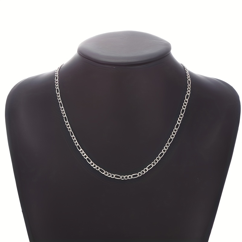 Popular Men's Fashion Necklace Simple Versatile Chain - Temu United Kingdom