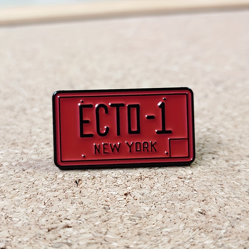 Red License Plate Letter Brooch Enamel Pin Lapel Pins Badge - Temu ...