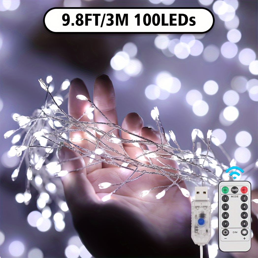 8 Function Usb Firecracker String Lights Fairy Tale Light - Temu United ...