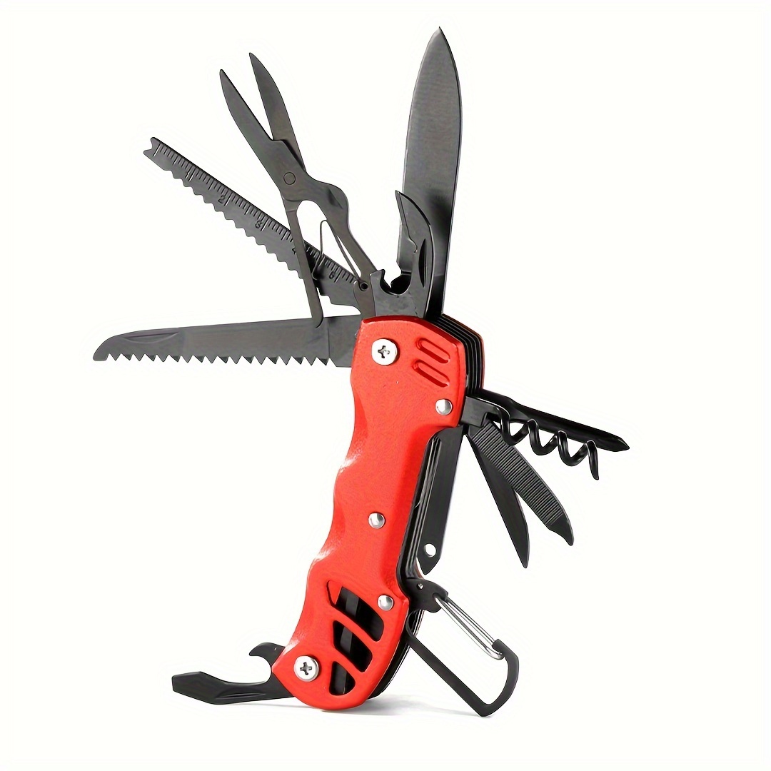 1pc Stainless Steel Multifunctional Tool With Folding Knife Bottle ...