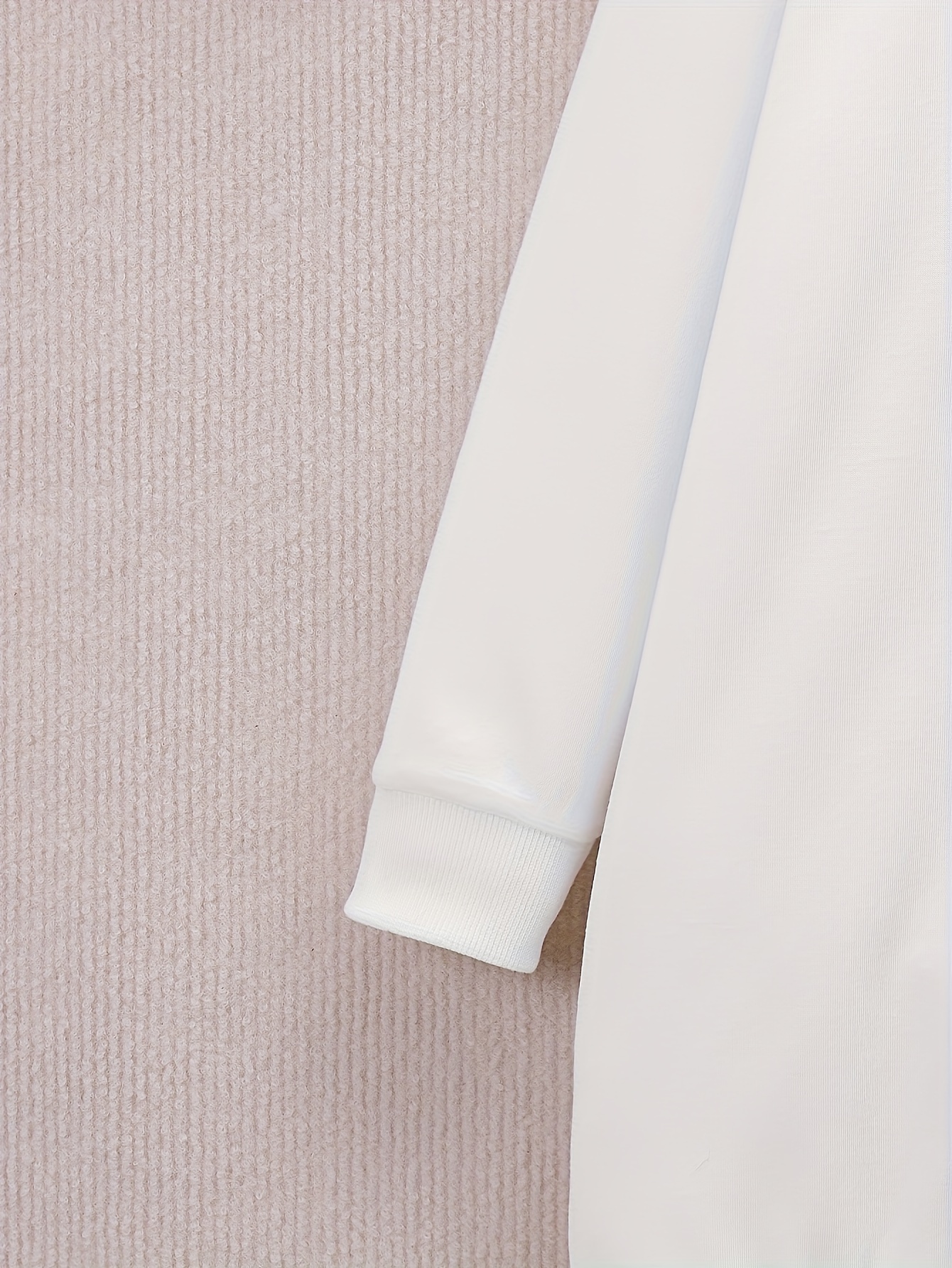 Casual Long Sleeve Dress Pullover Chic Bunny Print Little - Temu Australia