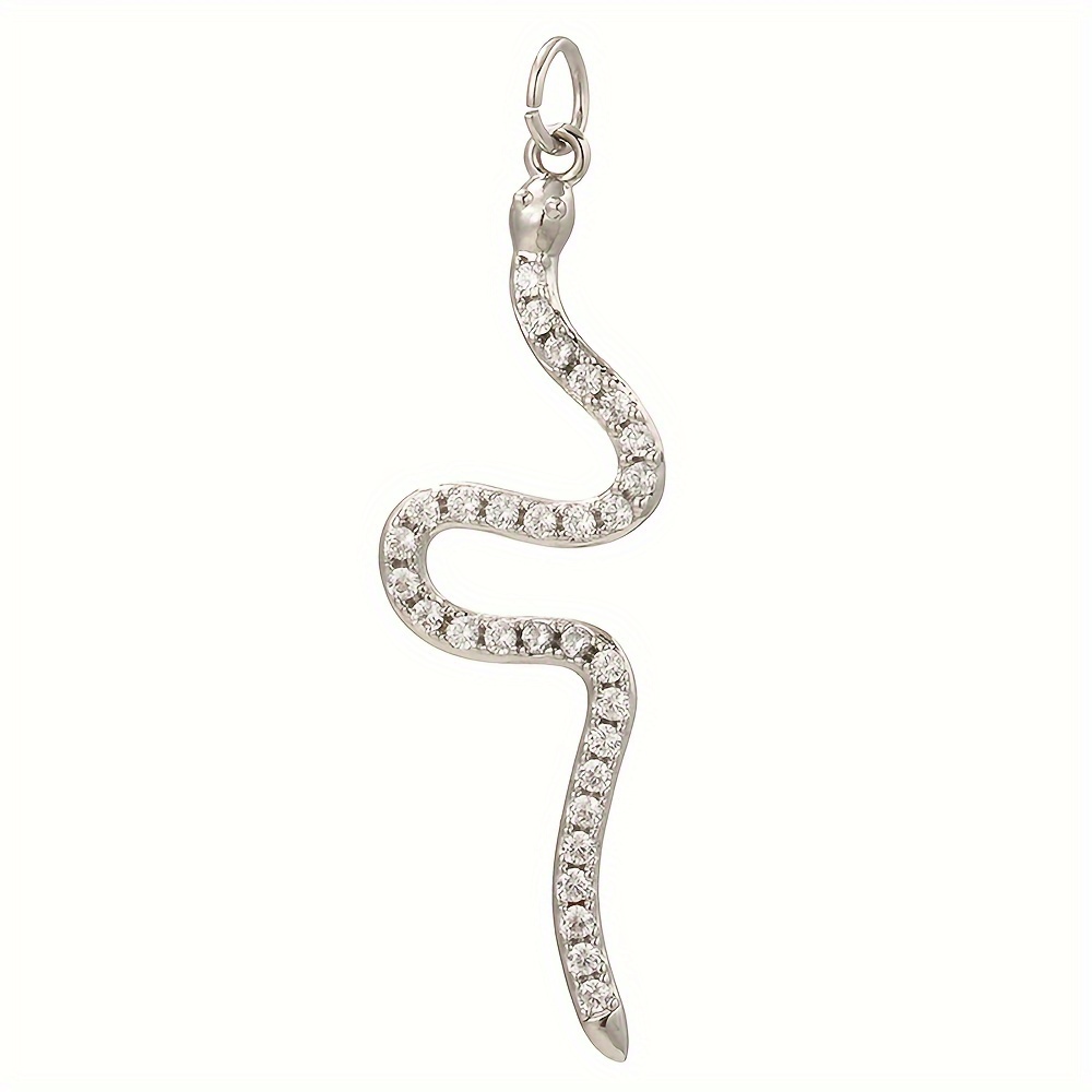 Snake/ Love Heart/ Turtle Etc Shape Pendant Inlaid Shiny - Temu United ...