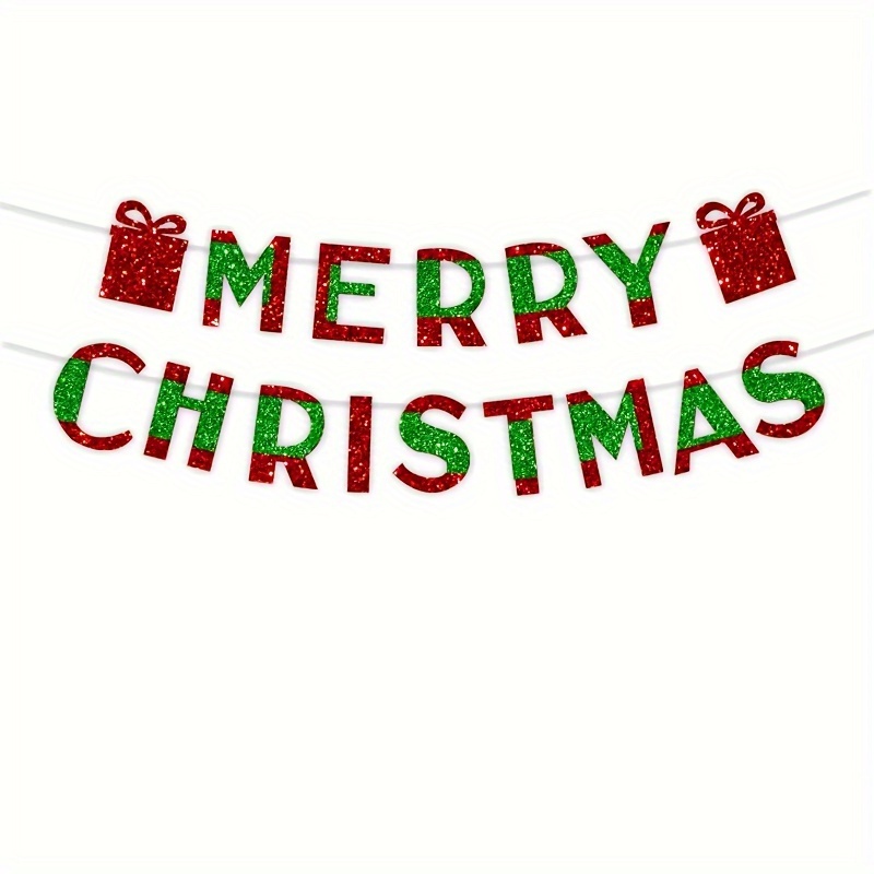 Christmas Gift Box Merry Christmas Red Green Flashing Pull - Temu Ireland