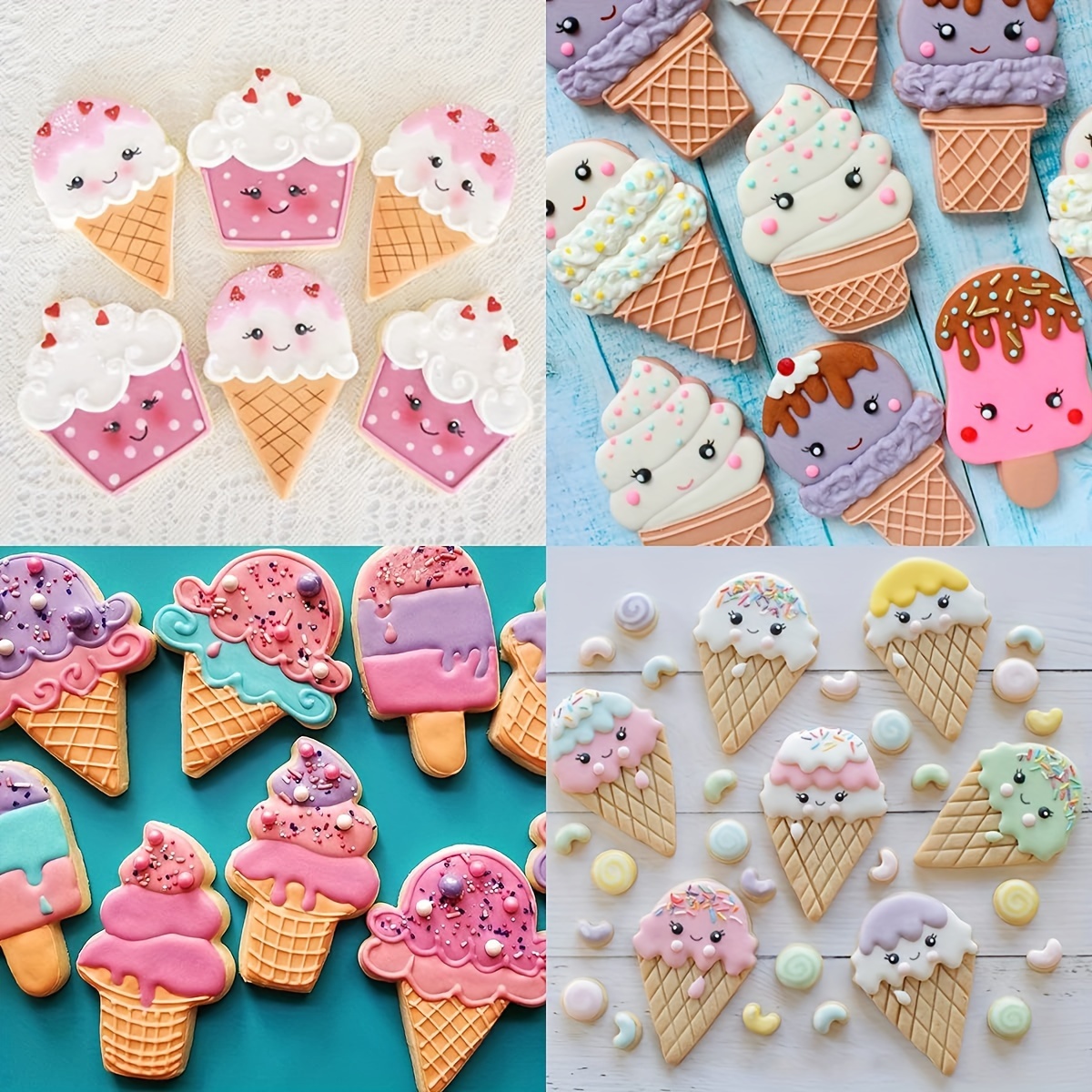 ice cream cookie cutters baking molds stainless steel - Temu Canada