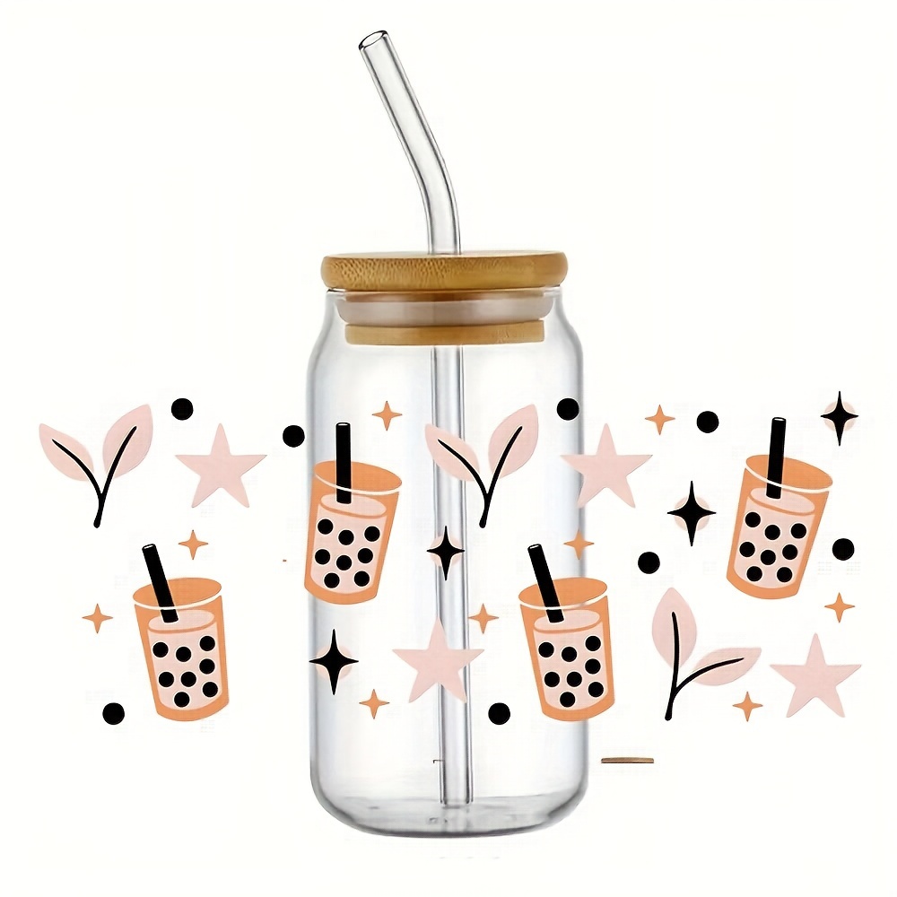 Cute Uv Dtf Transfer Sticker Cups Diy Wrap - Temu Canada