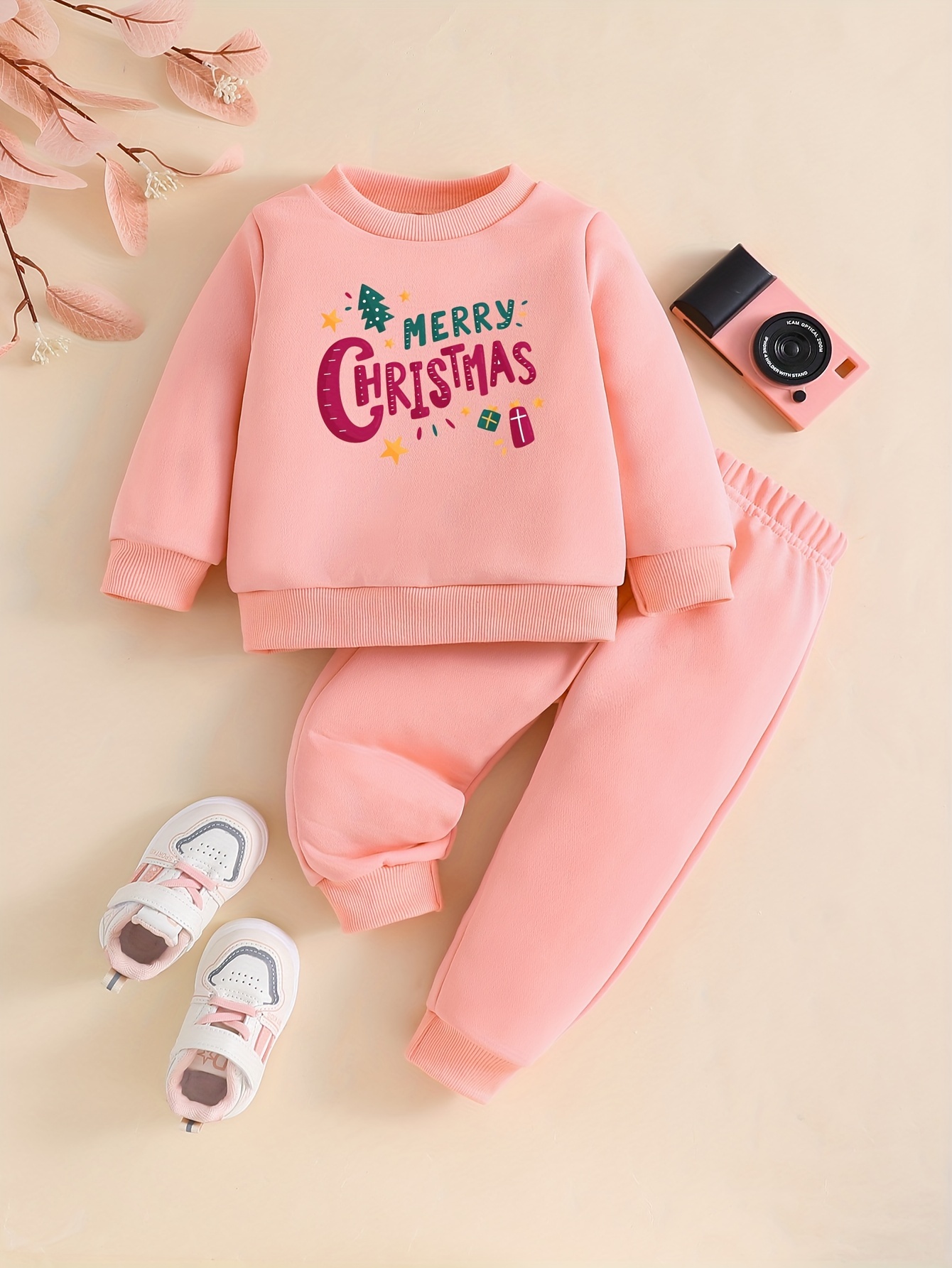 Infant Baby Spring Autumn Clothes Fashionable Set Christmas - Temu ...