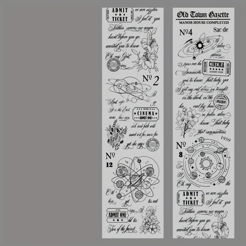 Starry Universe Series Ijournal Tape Pvc Diary Notebook - Temu United ...