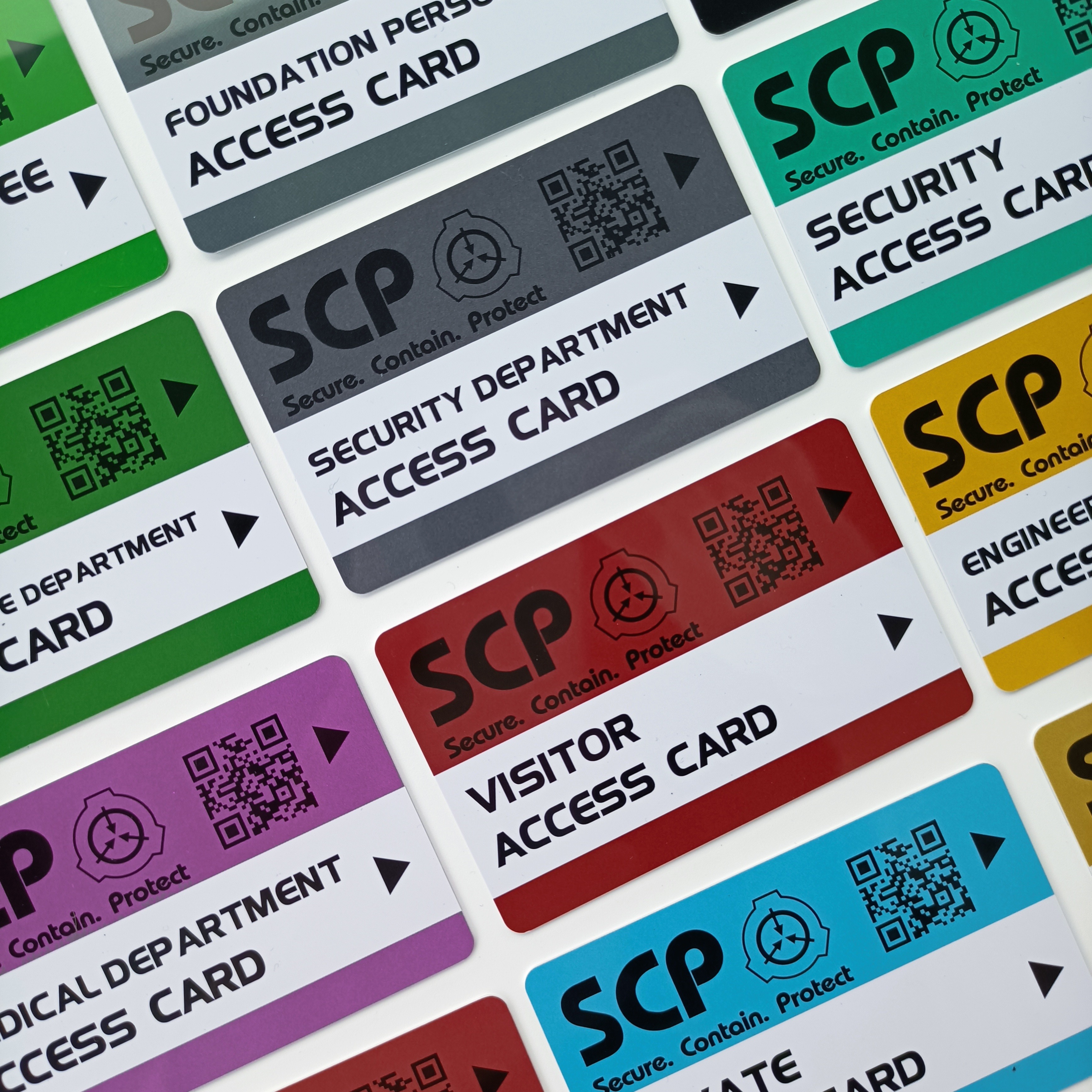 Scp Foundation Id Keycard Special Containment Procedures - Temu Australia