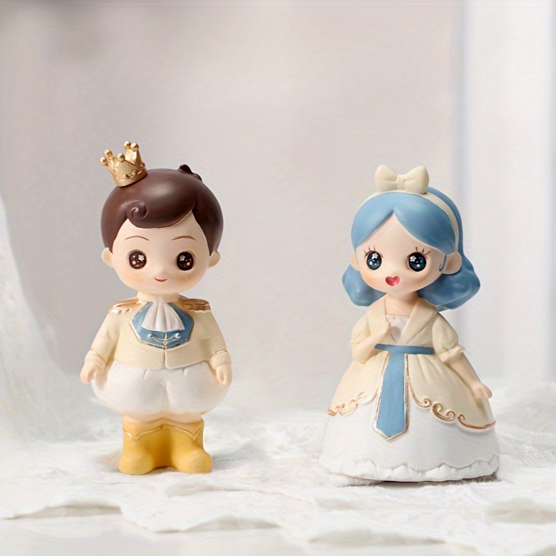 Little Prince Princess Resin Decoration Car Cute Couple - Temu Australia