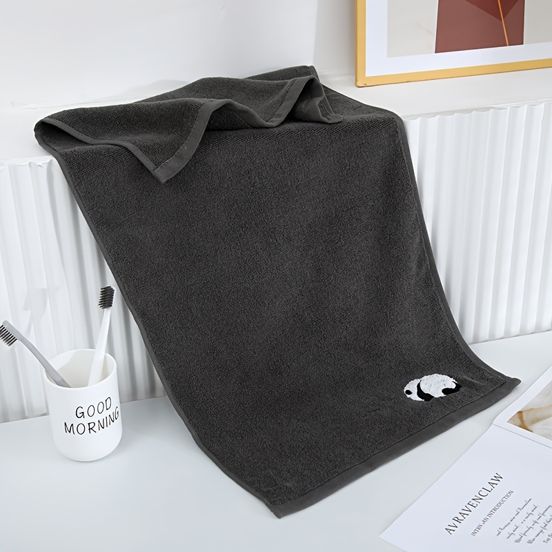 Cute Panda Embroidered Hand Towel Household Cotton Hand - Temu United ...