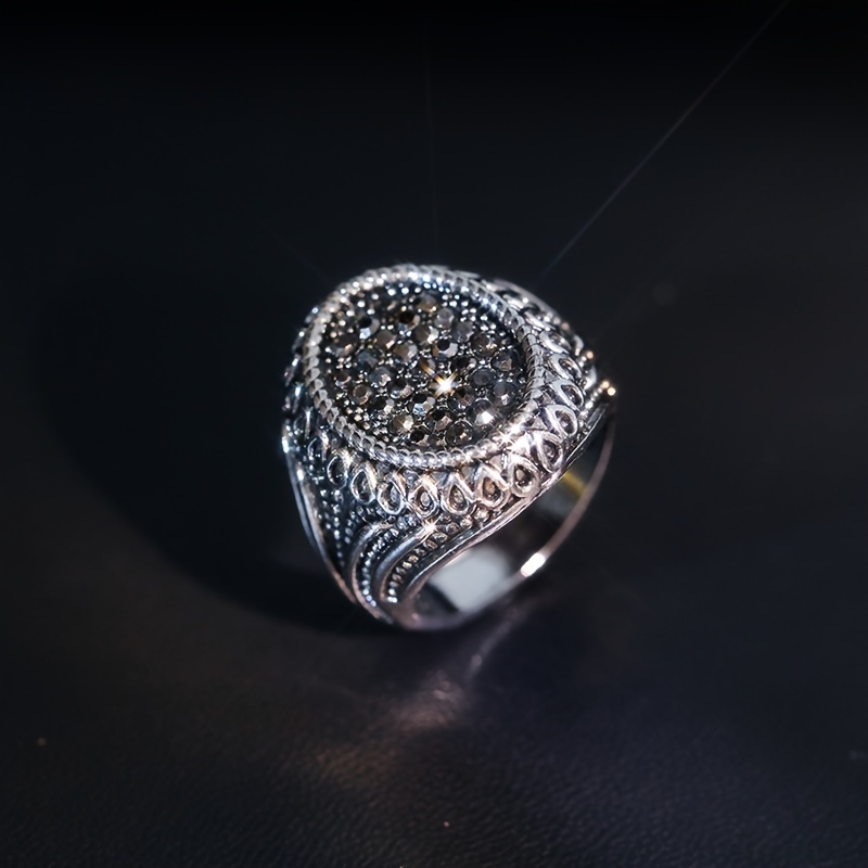 Hip hop Shiny Ring Men's Personality Wear Holiday Gift - Temu United ...