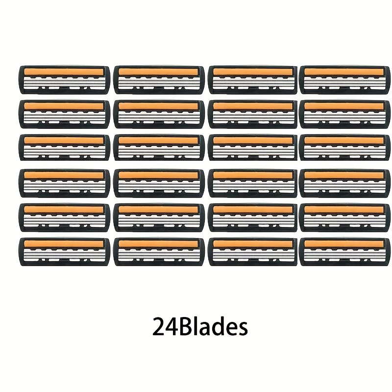 Men's 3 layer Razor Blade Manual Shaving Men Replace Head - Temu Ireland