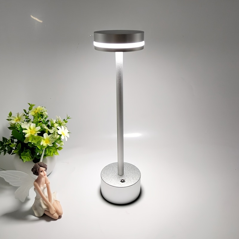 Lampe Table Led Rechargeable Modèle Créatif En Aluminium En - Temu France