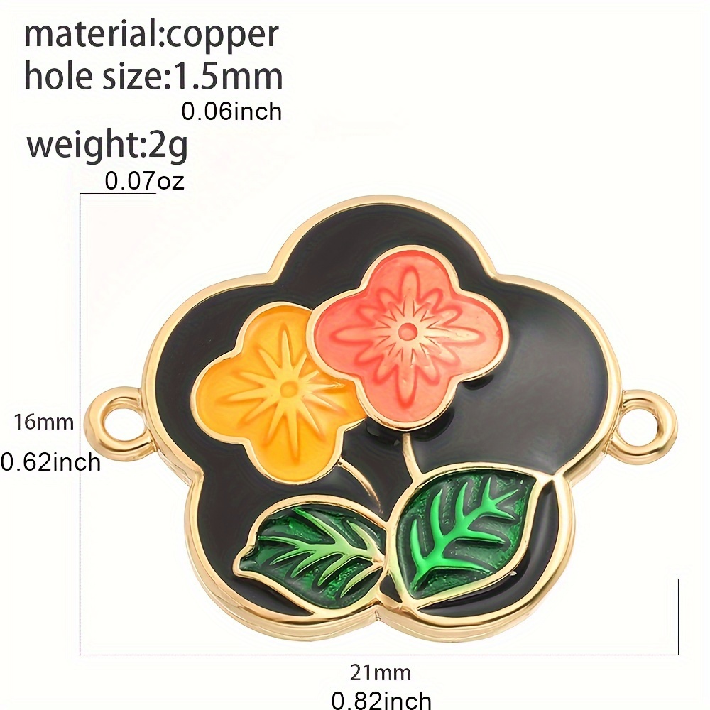 Bohemian Flowers Elephant Goose Charms For Jewelry Making Supplies ...