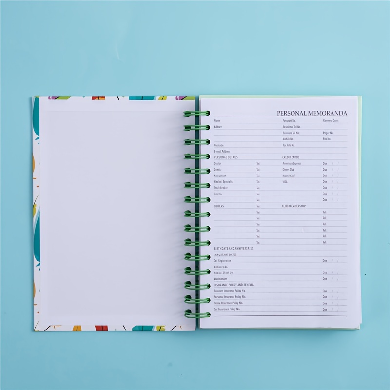 Colored Feathers 365 Day Calendar Planner Daily Planning - Temu