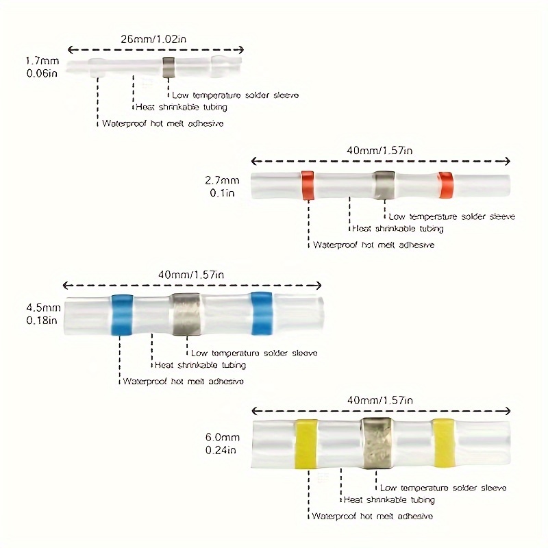 Solder Ring Heat Shrink Pressure Free Tube Waterproof Solder - Temu