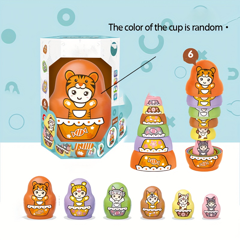 Fun Dolls Stacked Toys Stacked Cups Early Education - Temu Australia