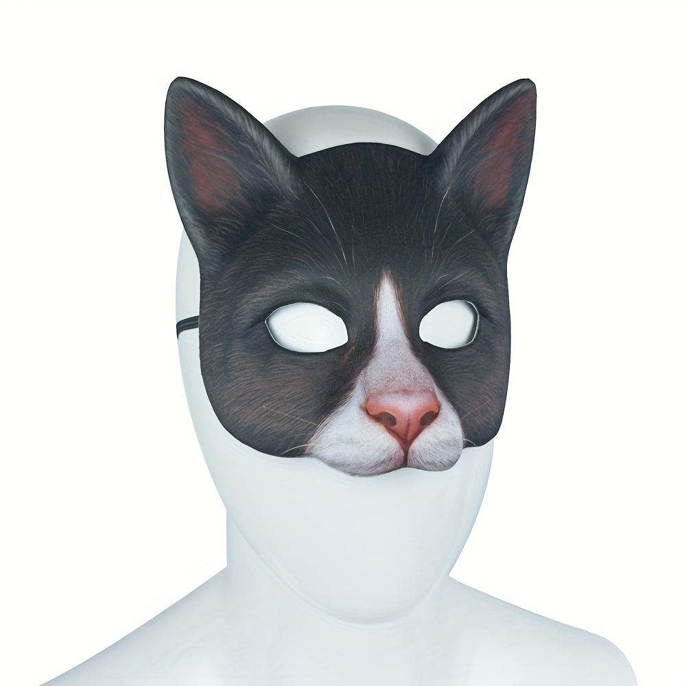 Halloween Mardi Gras Masquerade Digital Print Animal Cat - Temu Australia