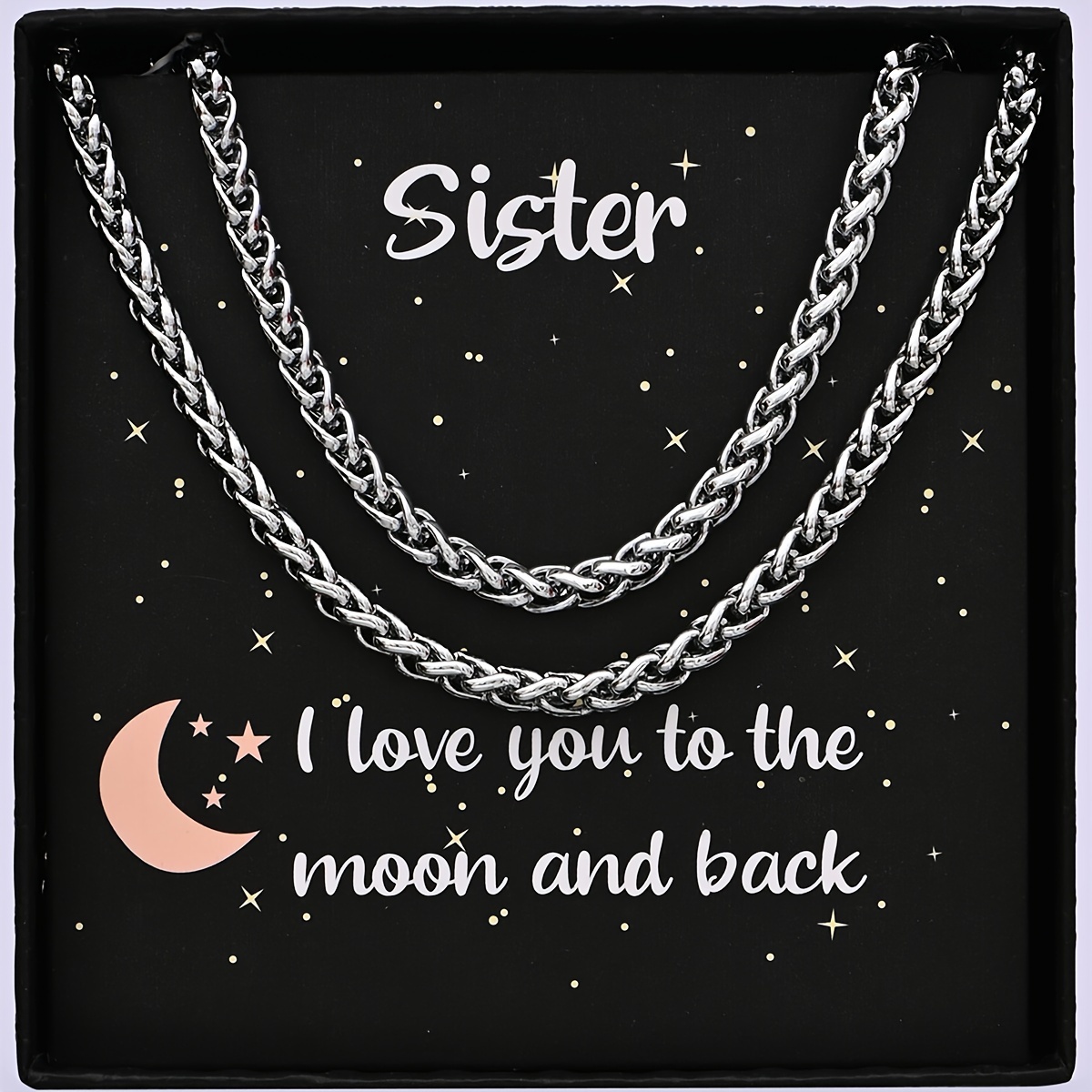 Stainless Steel Chain Necklace Set Hip Hop Style Niche - Temu United ...