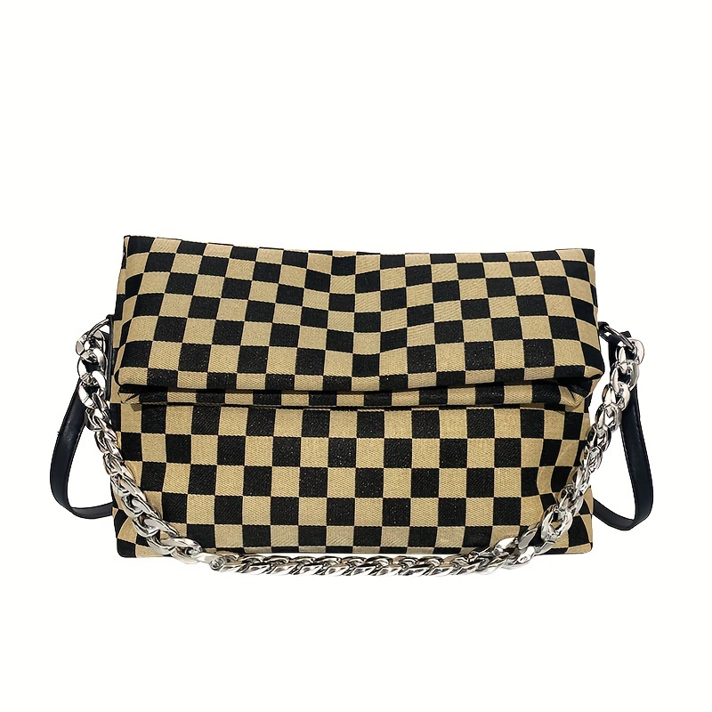 Fashion Flap Crossbody Bag Trendy Canvas Shoulder Bag - Temu United Kingdom