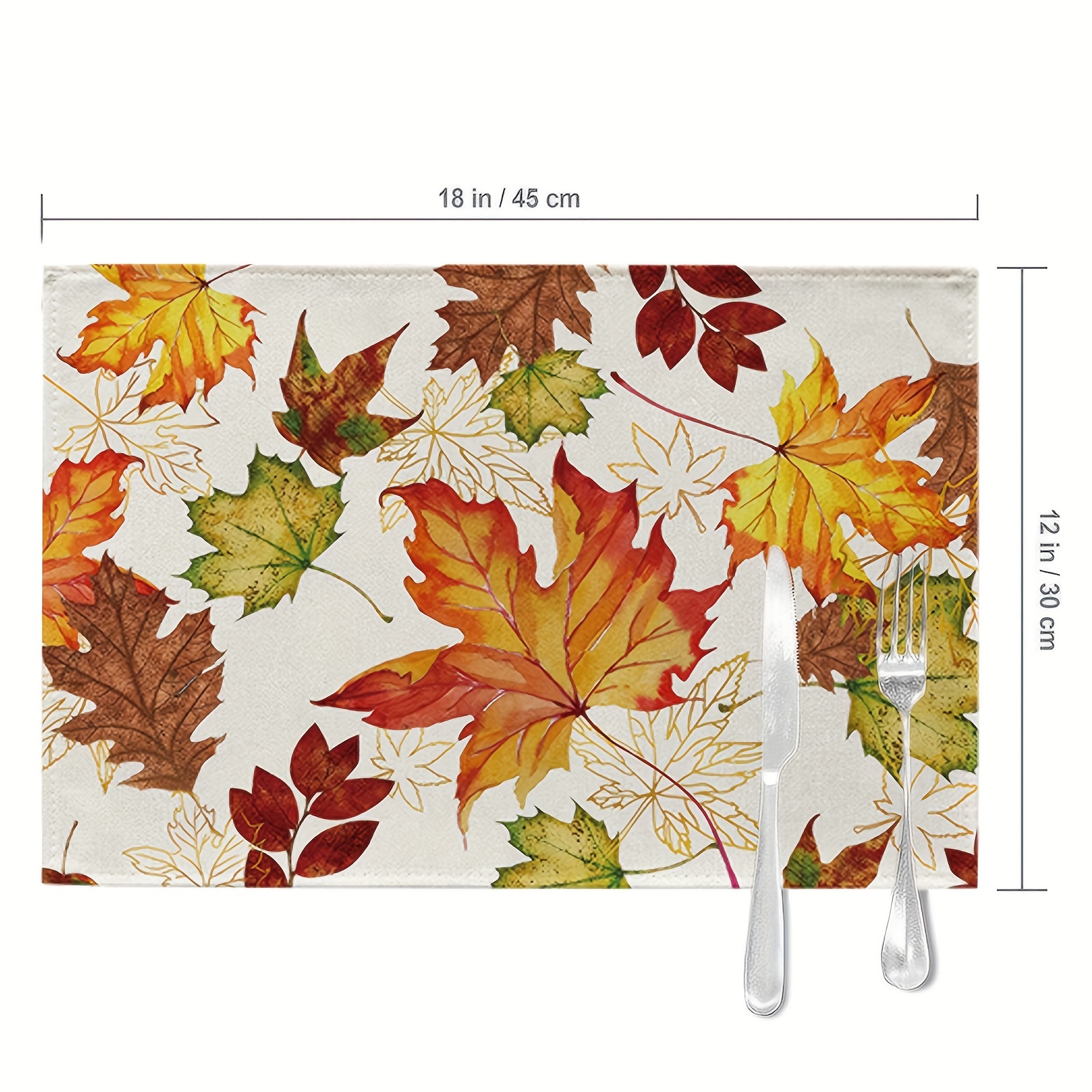 Fall Series Placemats Thanksgiving Theme Harvest Place Mats - Temu ...