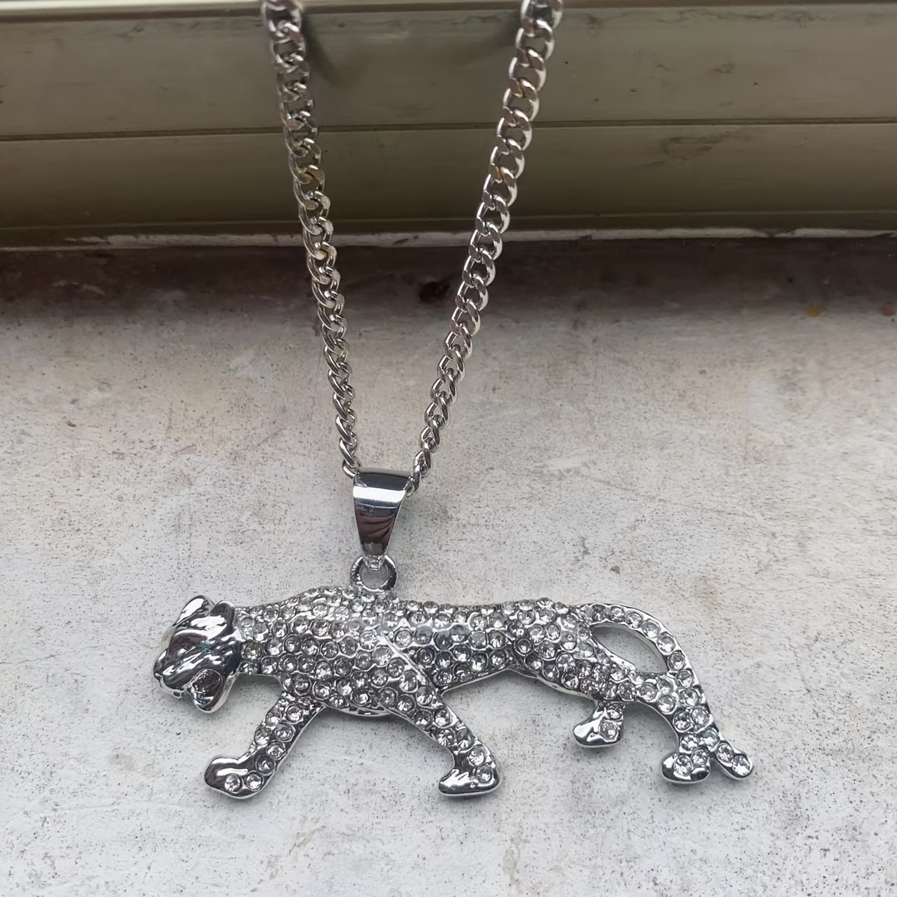 Hip Hop Golden Chain Necklace Fashion Shape Pendant - Temu United Kingdom