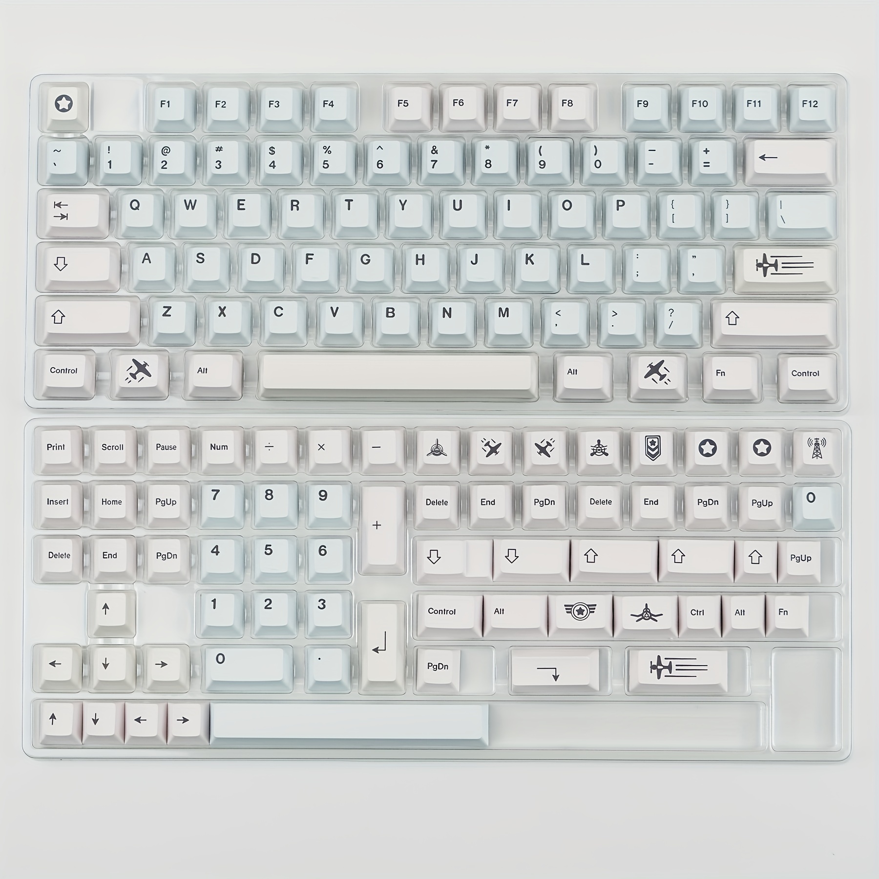 Pbt Cherry Design 141 Keys Keycaps Set Dye Sublimation - Temu