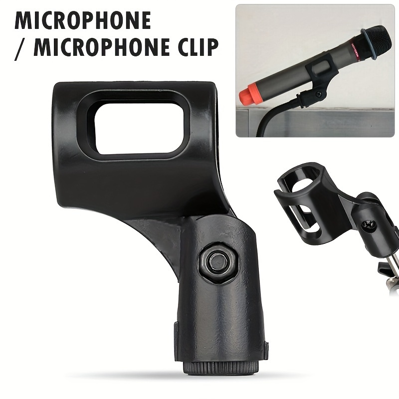Flexible Plastic Microphone Bracket Mount Attachment Clamp - Temu Australia