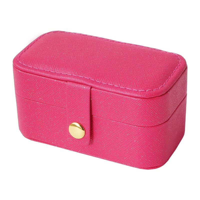 Mini Portable Jewelry Box For Earrings Rings Necklace Beads - Temu New ...