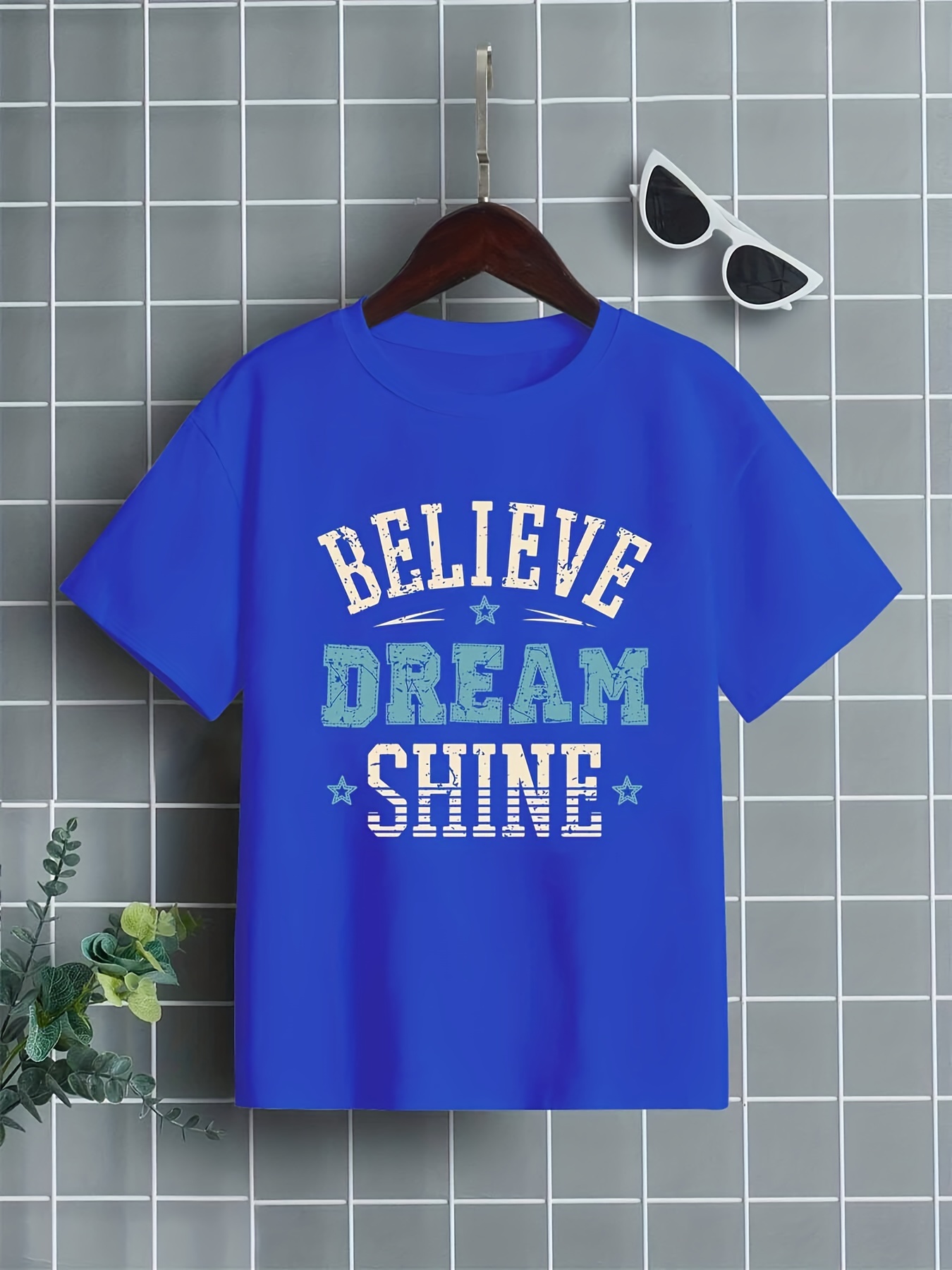 Trendy Pumpkin Believe Dream Letter Print T Shirt Tees Temu Australia