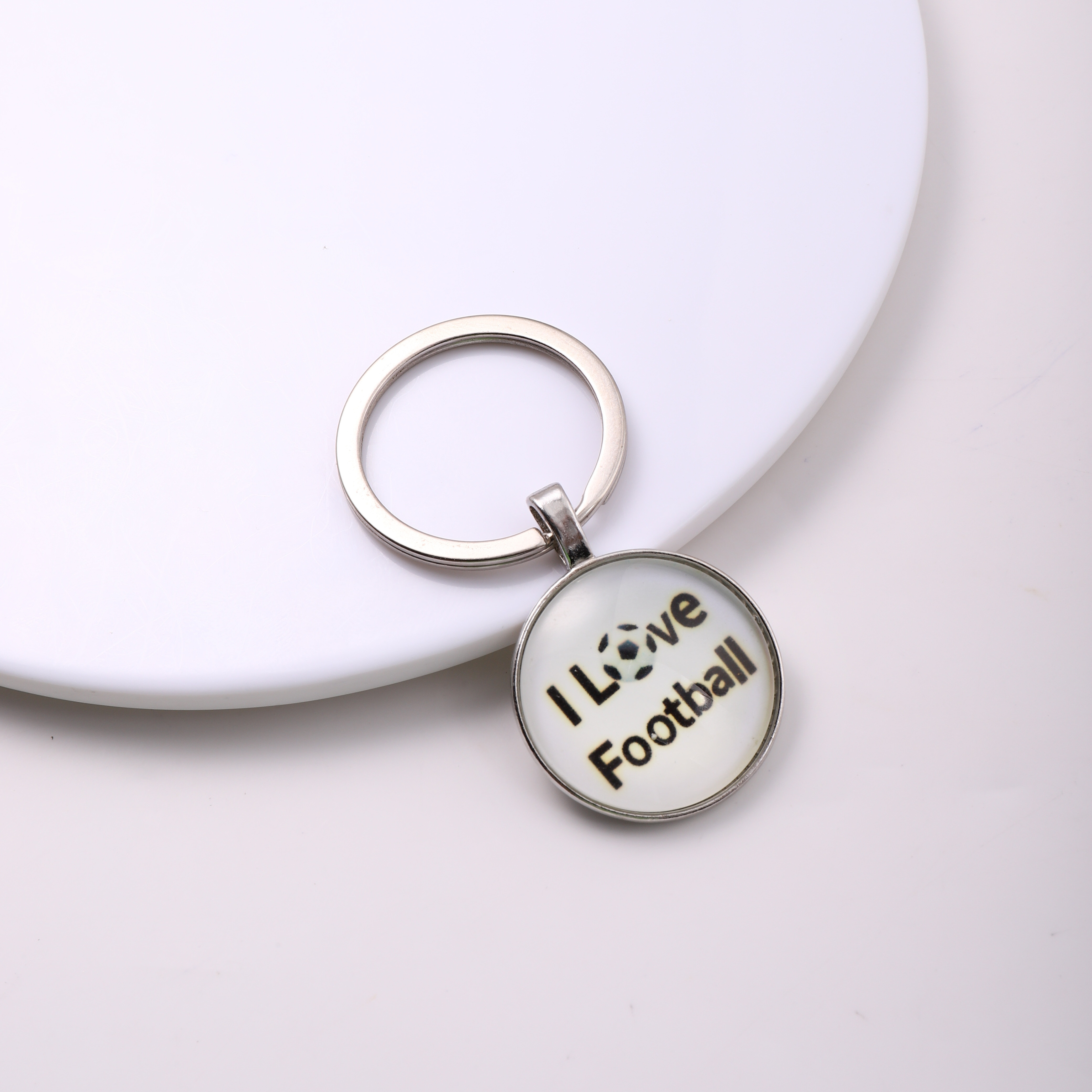 Football Charm Keychain Cute Sports Alloy Key Chain Ring - Temu New Zealand