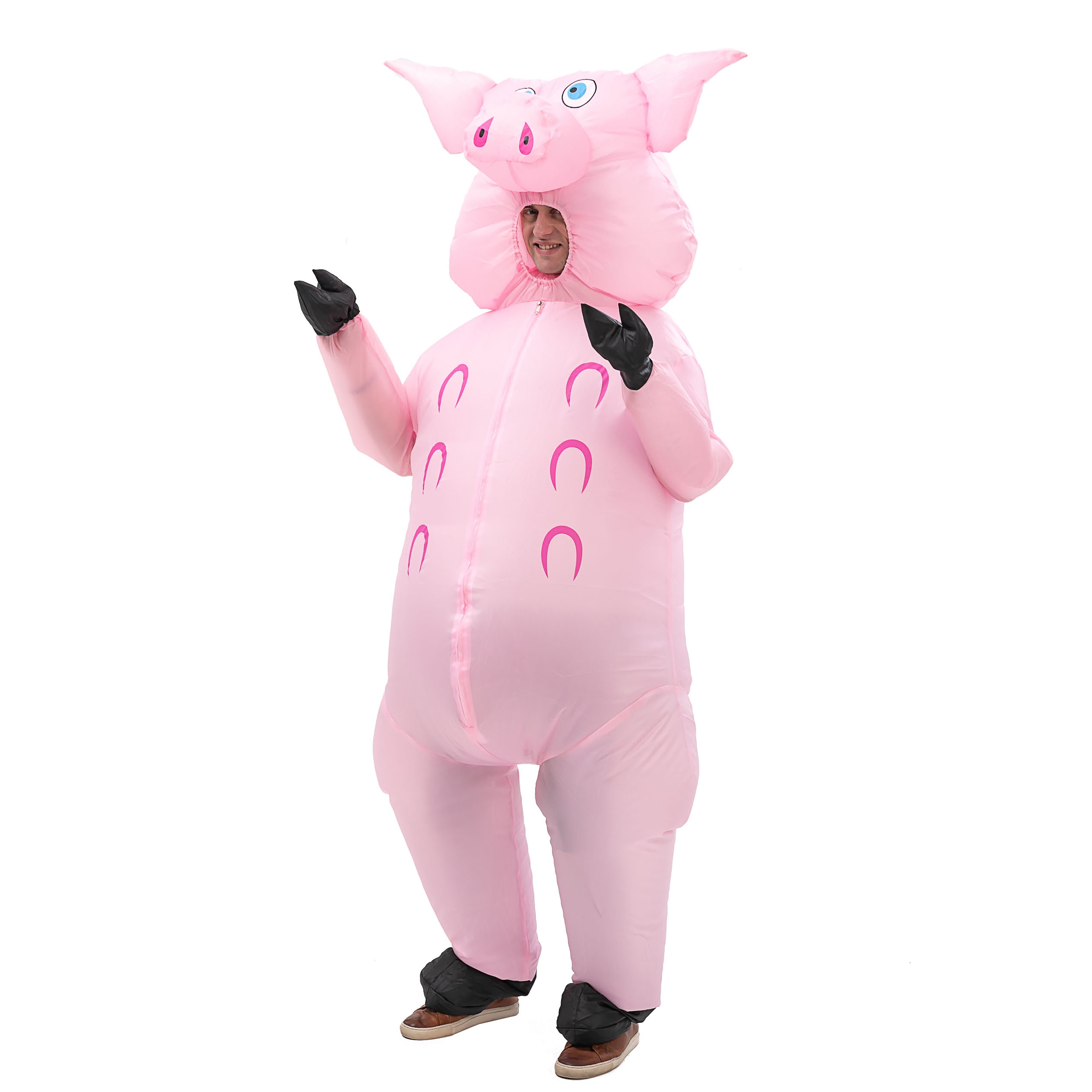 Party Holiday Cosplay Spoof Pink Inflatable Costume - Temu United