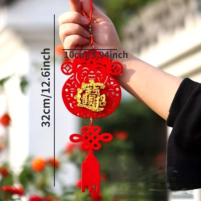 New Year Decorations Spring Festival Ornaments Fu Character - Temu ...