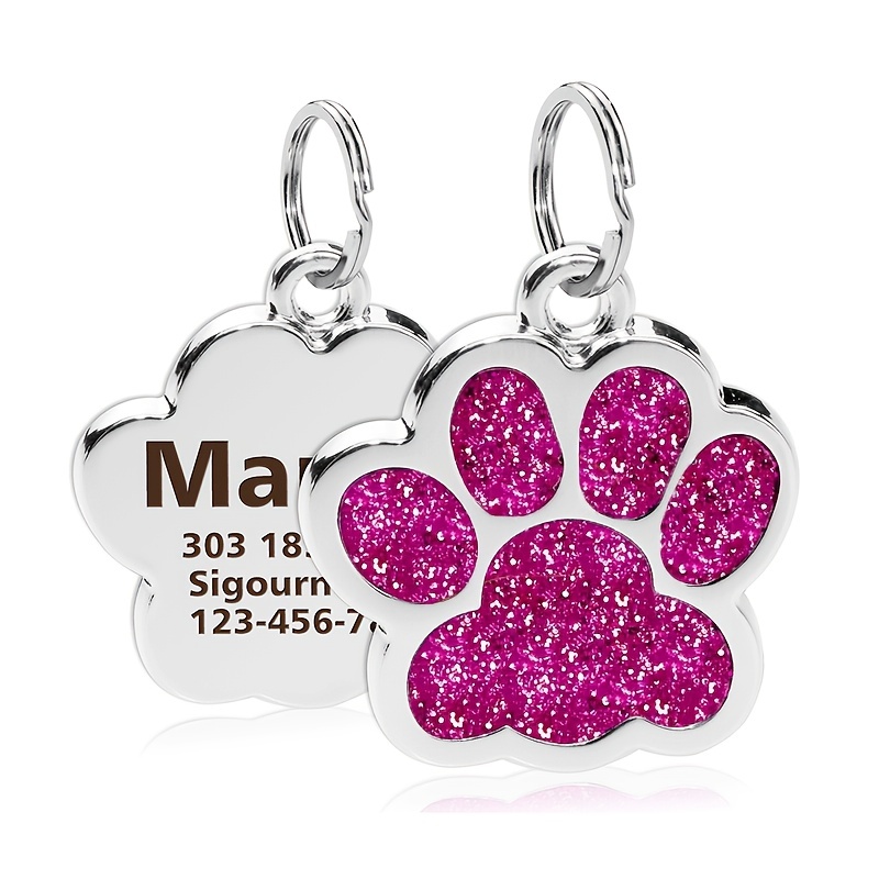Personalized Dog Id Tags Pets Customized Engraved Dog Name - Temu ...