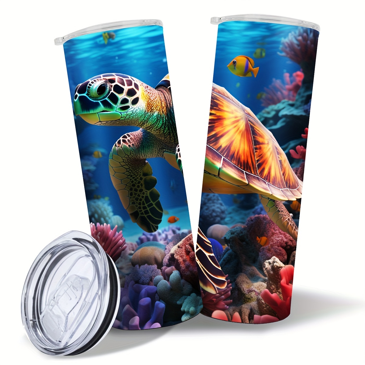 Sea Turtle Tumbler Stainless Steel Vacuum Insulated Travel - Temu Ireland