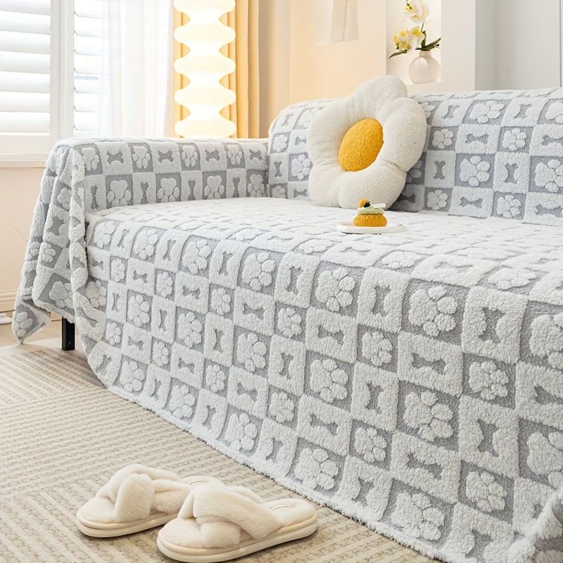 Sofa Slipcover Non slip Sofa Cover Blanket Autumn Winter - Temu Ireland
