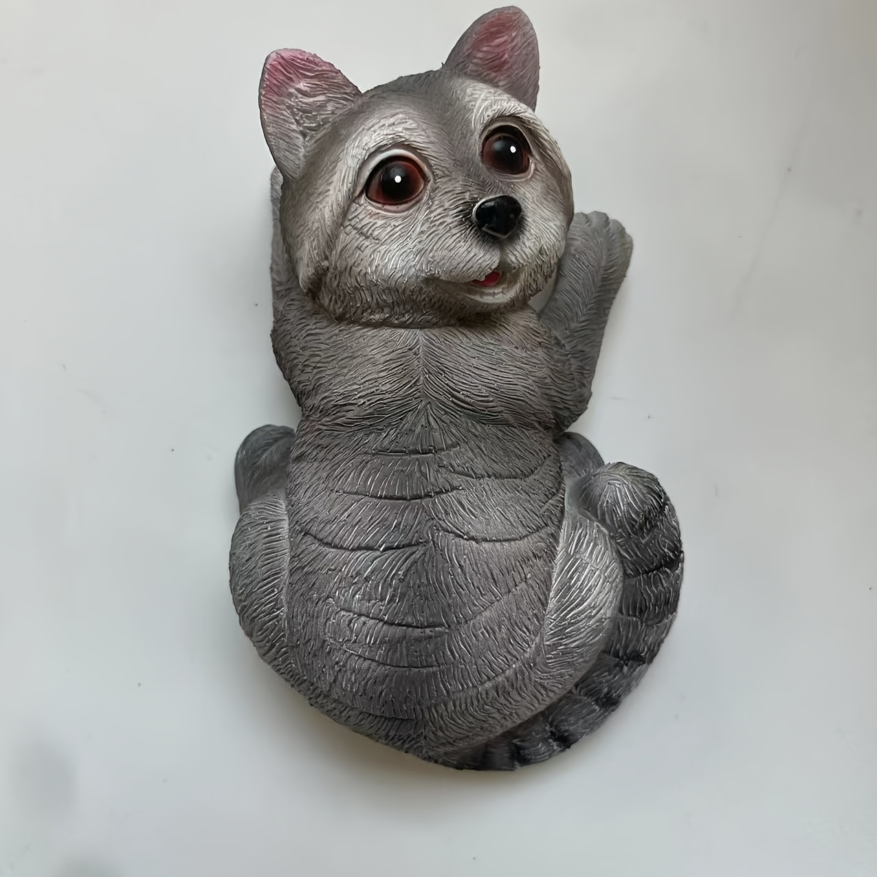 Tree Sculpture Garden Statue Raccoon Tree Garden Spectator - Temu Canada