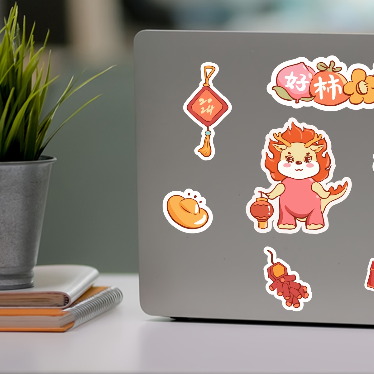 2024 Little Dragon Spring Festival Decoration Stickers - Temu Ireland