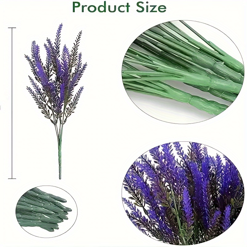 artificial flower bouquet home lavender flowers used indoor - Temu