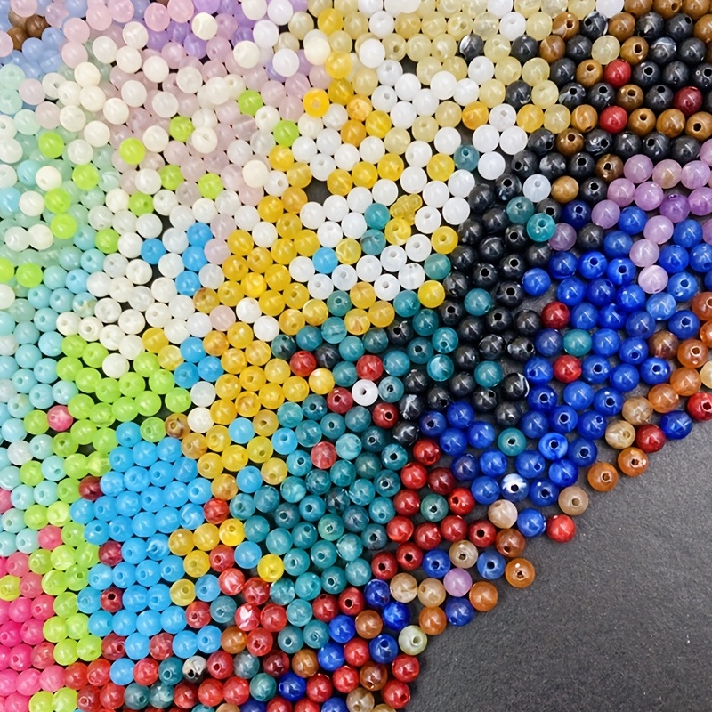 Akrylpärlor Set Rund Form Färgglada Molnpärlor Lösa - Temu Sweden