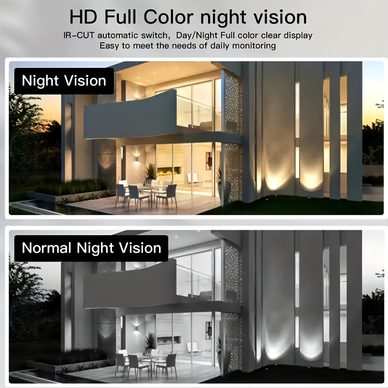 2k 3mp Wire free Battery Solar Powered Security Camera - Temu