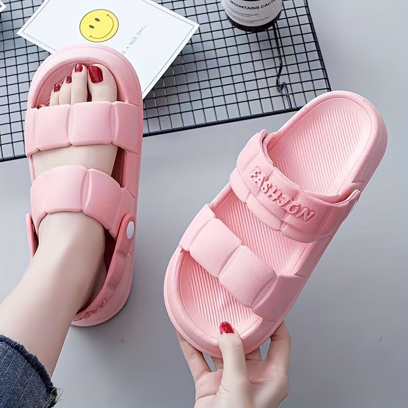 Boys Girls Non Slip Platform Slides Comfortable Soft Sole - Temu Australia