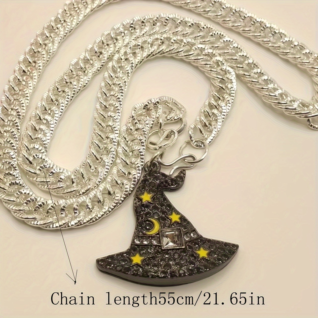 Stylish Witch Hat Pendant Necklace Halloween Fashion Street - Temu ...