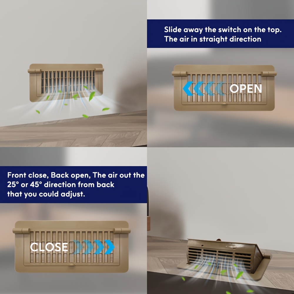 Floor Vents Heavy Duty Walkable Floor Register Premium - Temu