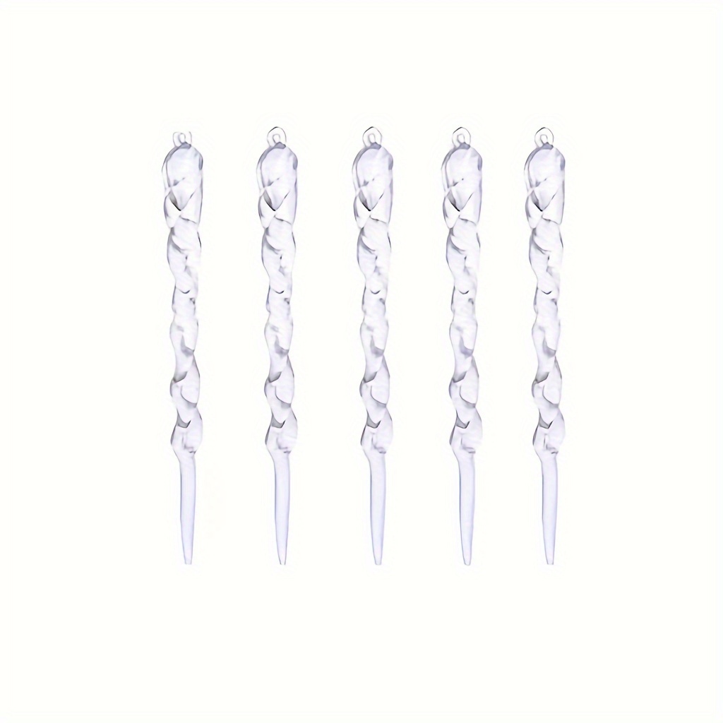 Christmas Simulation Transparent Ice Cone Pendant Christmas - Temu ...