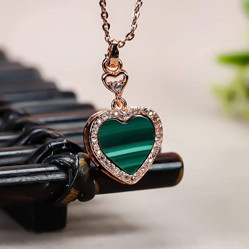 Pendentif Vert En Naturelle 1 Pièce Mode Exquise - Temu France