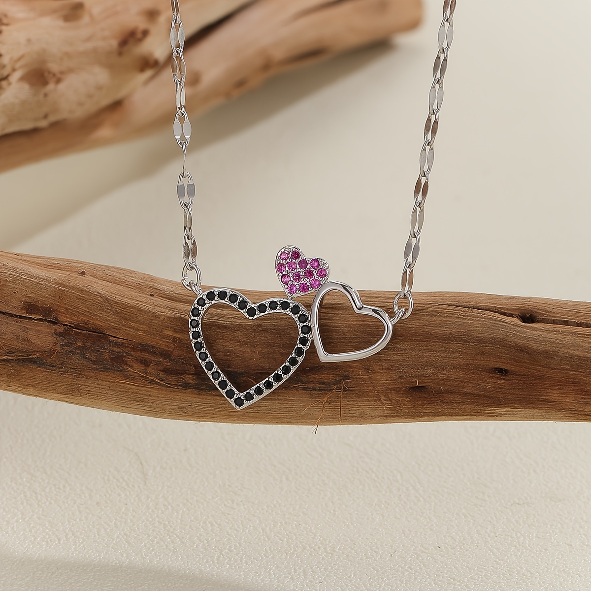 Valentine's Day Couple Love Heart Necklace Lover Girlfriend - Temu ...