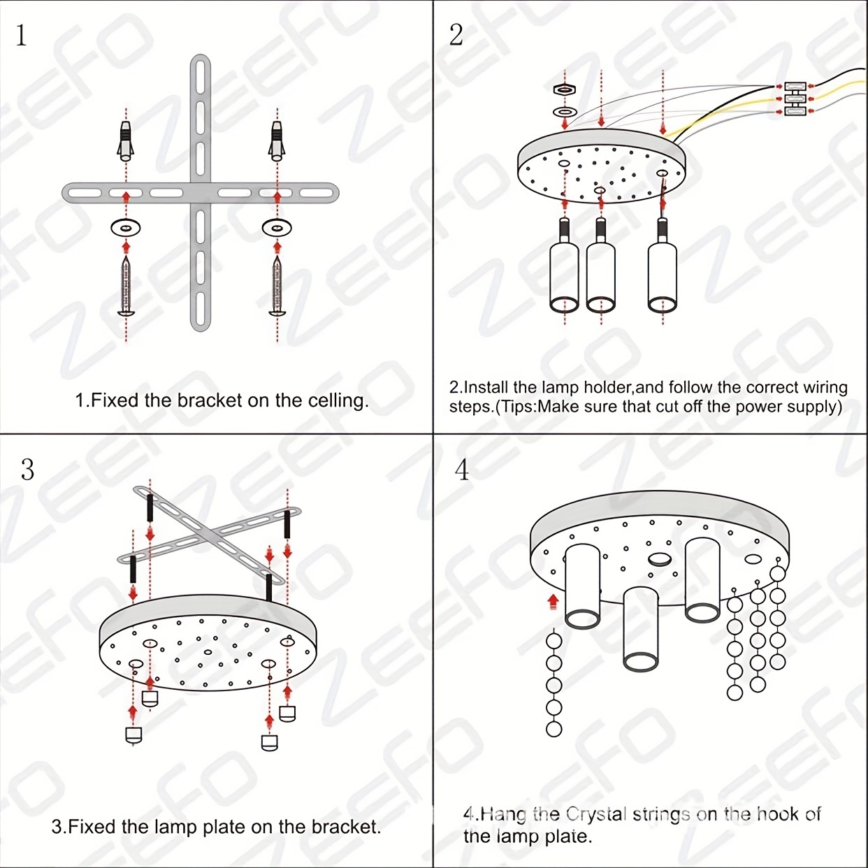 Light Luxury Crystal Ceiling Light Rear Modern Simple Aisle - Temu